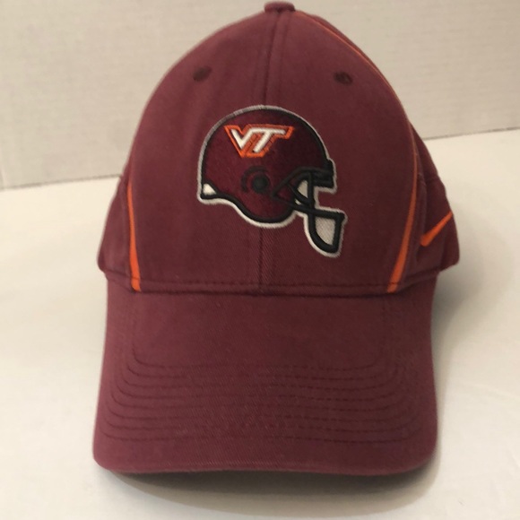 Nike | Accessories | Mens Nike Maroon Virginia Tech Hokies Embroidered ...